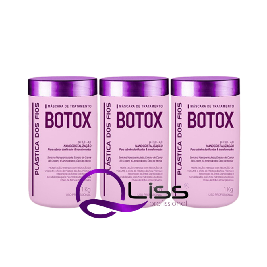 3 Botox Plástica Dos Fios Redutor De Volume Preço Imperdível | Shopee ...