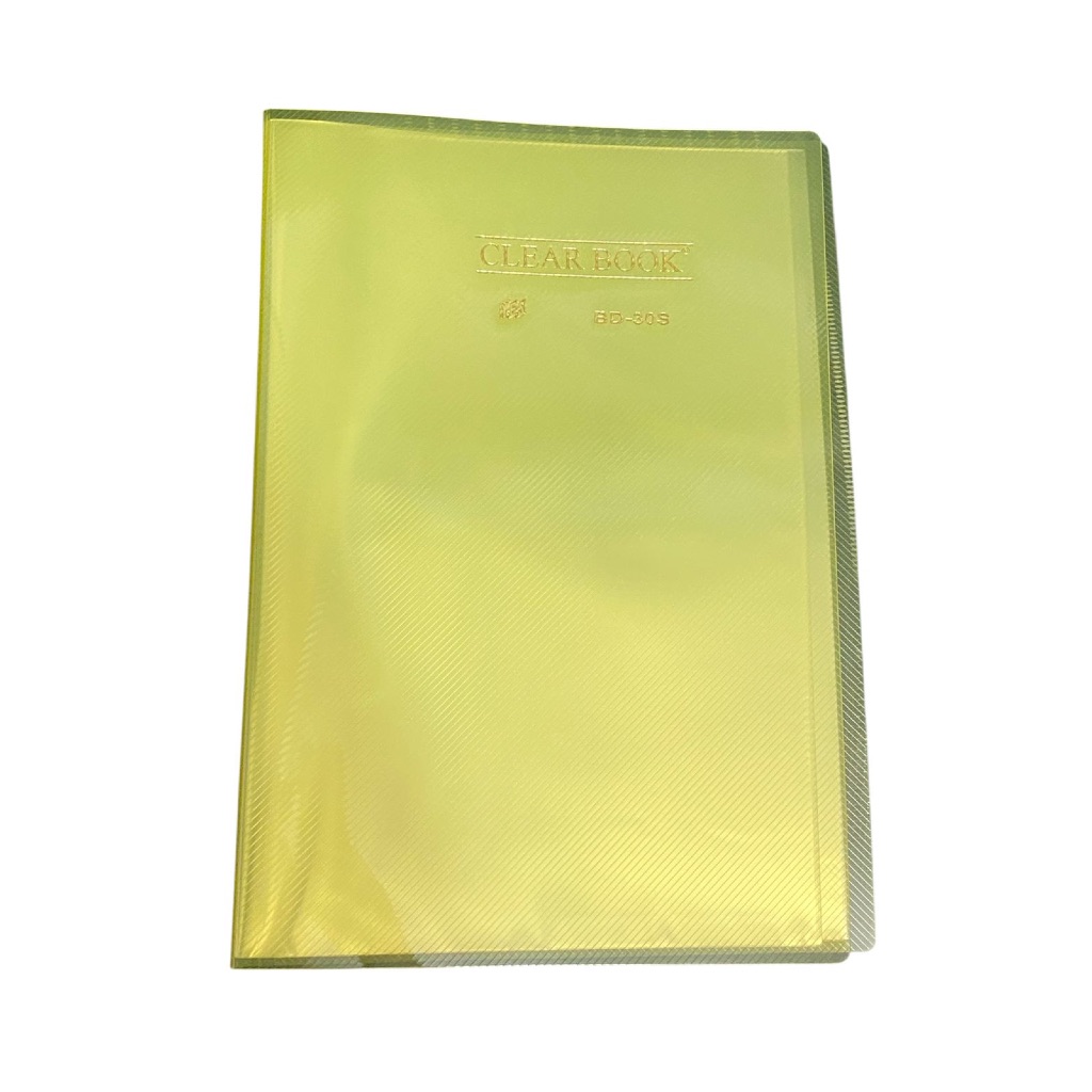 Pasta Catálogo A4 Com 30 Folhas Clearbook Yes- 1 UNIDADE AMARELA ...