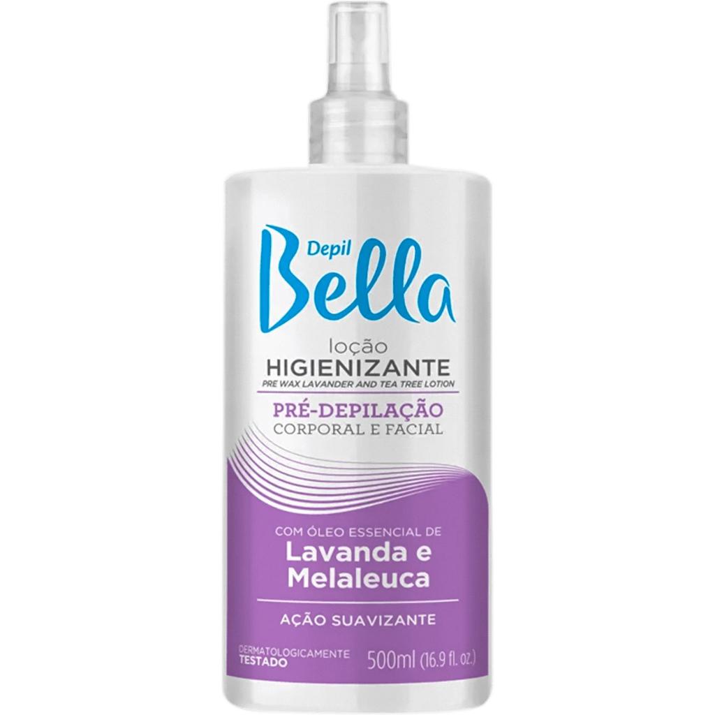 Depil Bella Loção Pré-Depilatória Higienizante Lavanda e Melaleuca ...