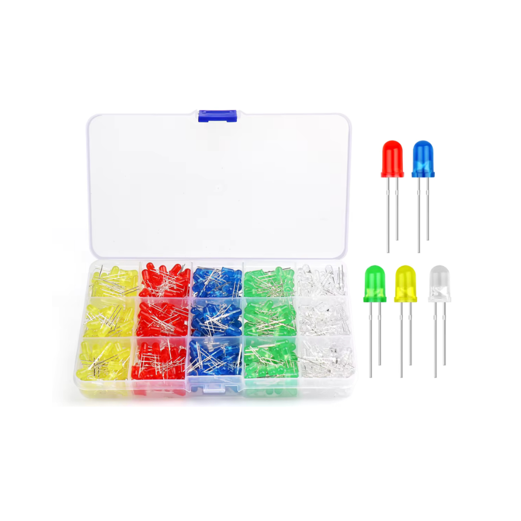 Kit Com 500 Leds 5mm - 100 De Cada Cor | Shopee Brasil