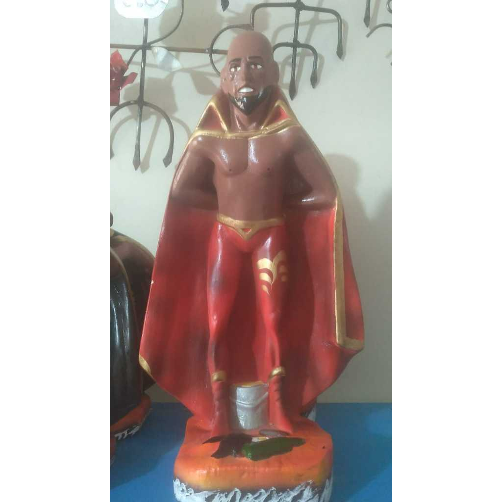 IMAGEM EXÚ MARABO DE 40 CM EM GESSO UMBANDA OU CANDOMBLÉ | Shopee Brasil