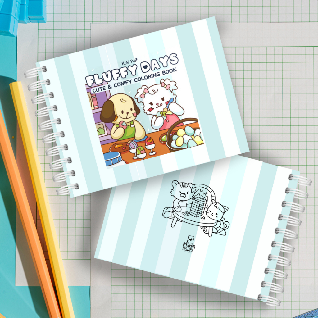 LIVRO DE COLORI FLUFFY DAYS | Shopee Brasil