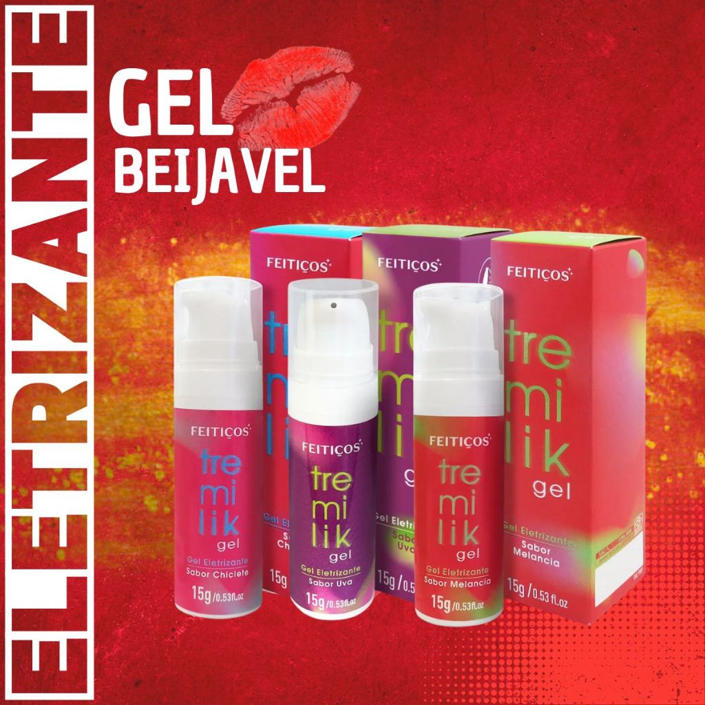 Gel Vibrador para Ele e Ela Spray Excitante Beijável Tremilik Sensação ...