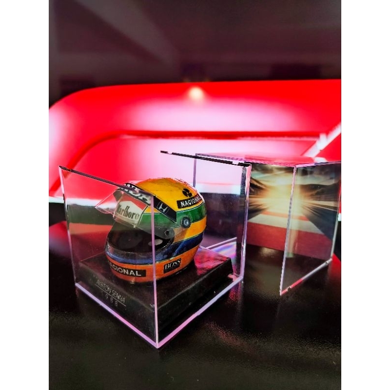 boneco capacete Ayrton Senna 1988 papercraft | Shopee Brasil