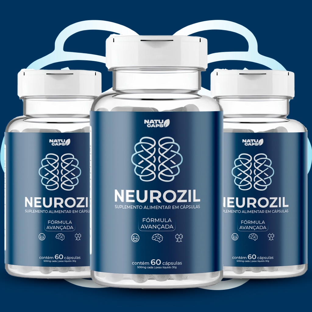 3 Un Neurozil Premium - 180 Cápsulas - Envio Imediato | Shopee Brasil