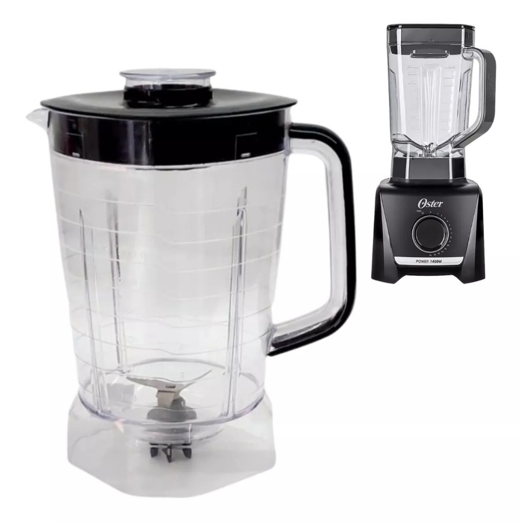 Copo Para Liquidificador Oster Power 1400 Full Oliq610 Preto | Shopee ...