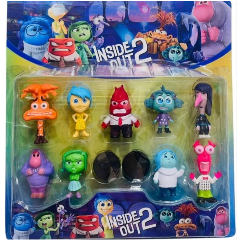 Coleção 9 Bonecos Divertidamente 2 Disney | Shopee Brasil