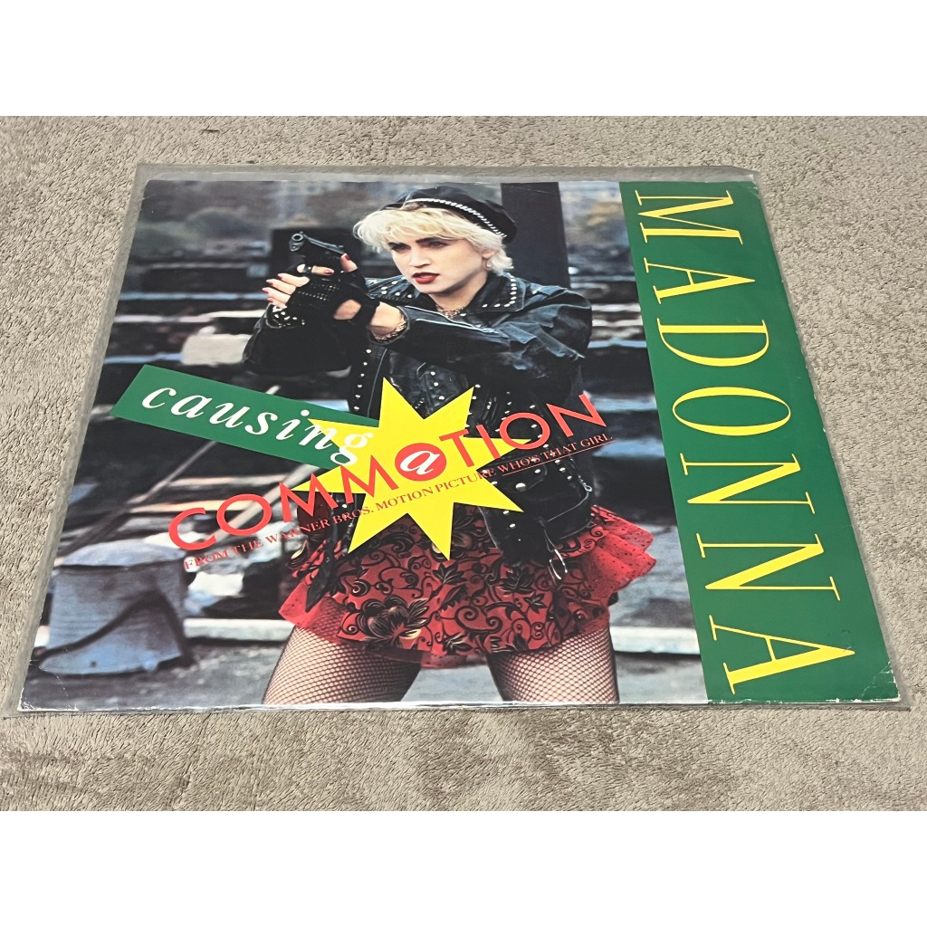 VINIL SINGLE MADONNA - CAUSING A COMMOTION | Shopee Brasil