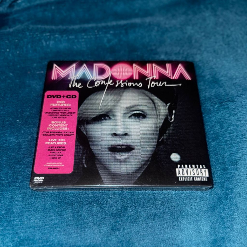 BOX CD+DVD MADONNA - The Confessions Tour (Lacrado) | Shopee Brasil
