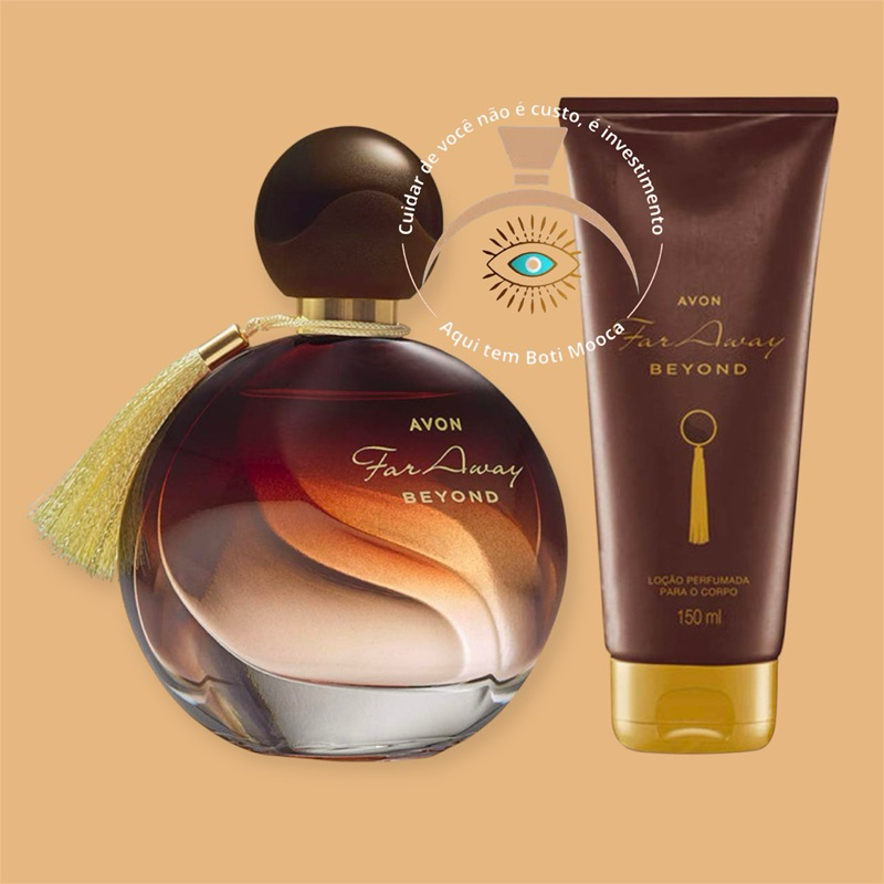 Far Away Beyond Deo Parfum 50ml com ou sem o Hidratante 150ml ...