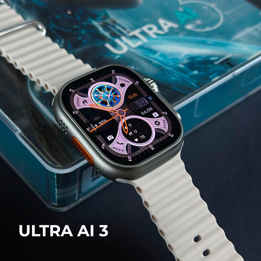 Smartwatch Ultra AI 3 Relogio Inteligente 5G 4G Entrada Para Chip NFC ...