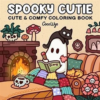 livro colorir cozy and friends | Shopee Brasil