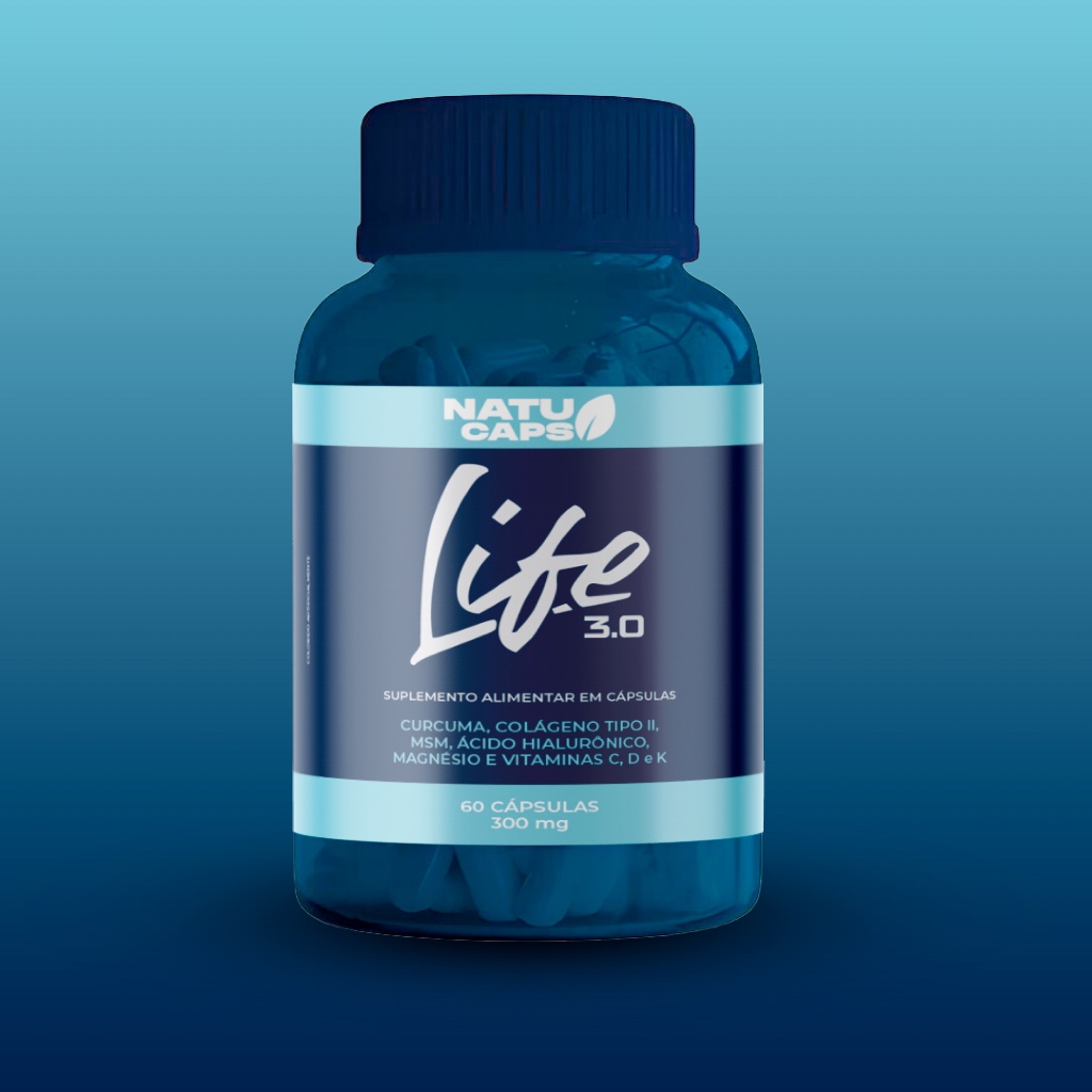 1 Pote de Life 3.0 60 Cápsulas - Anti-Dores | Shopee Brasil