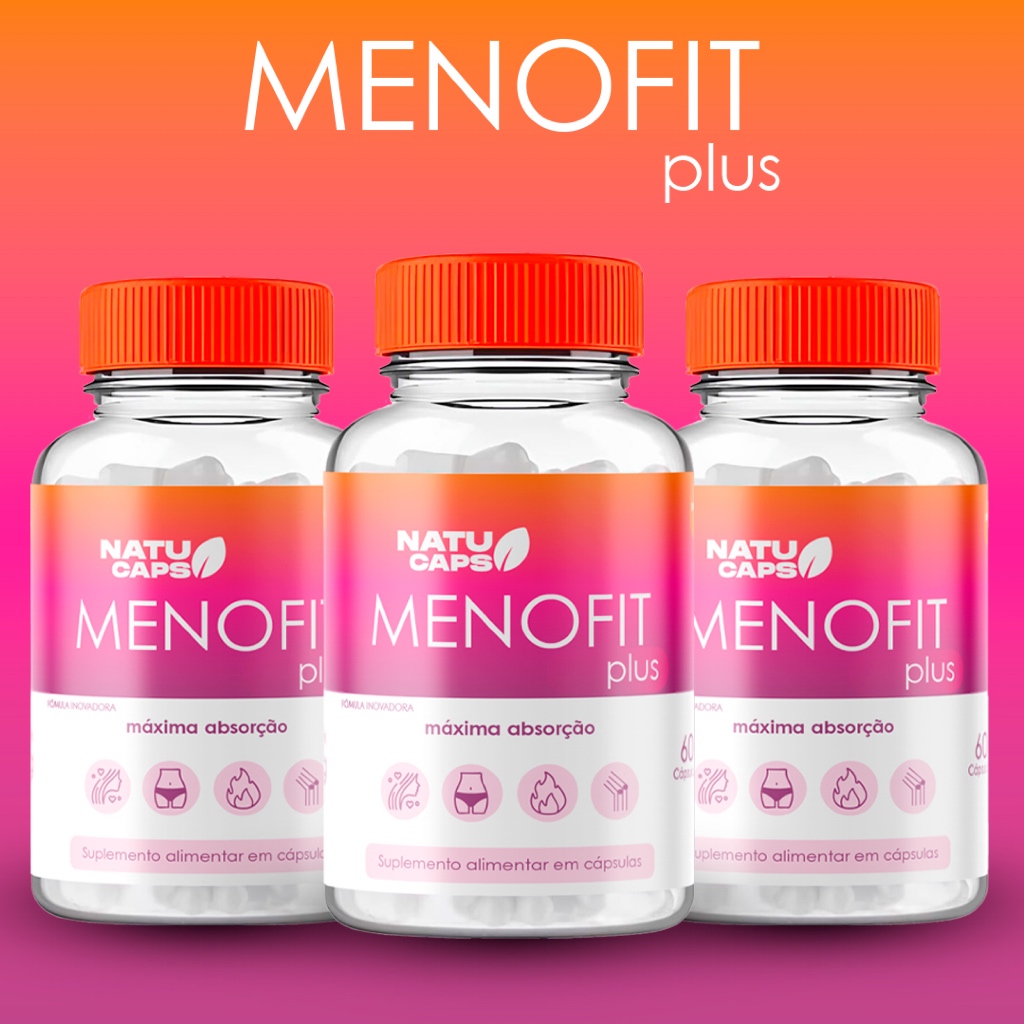 3 Un MenoFit Plus - 180 Cápsulas - Envio Imediato | Shopee Brasil