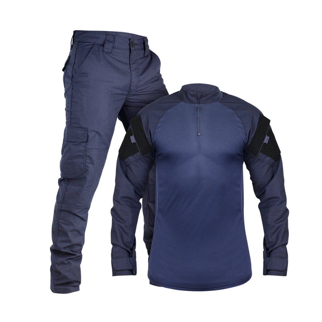 Farda Completa Airsoft Azul Marinho | Shopee Brasil