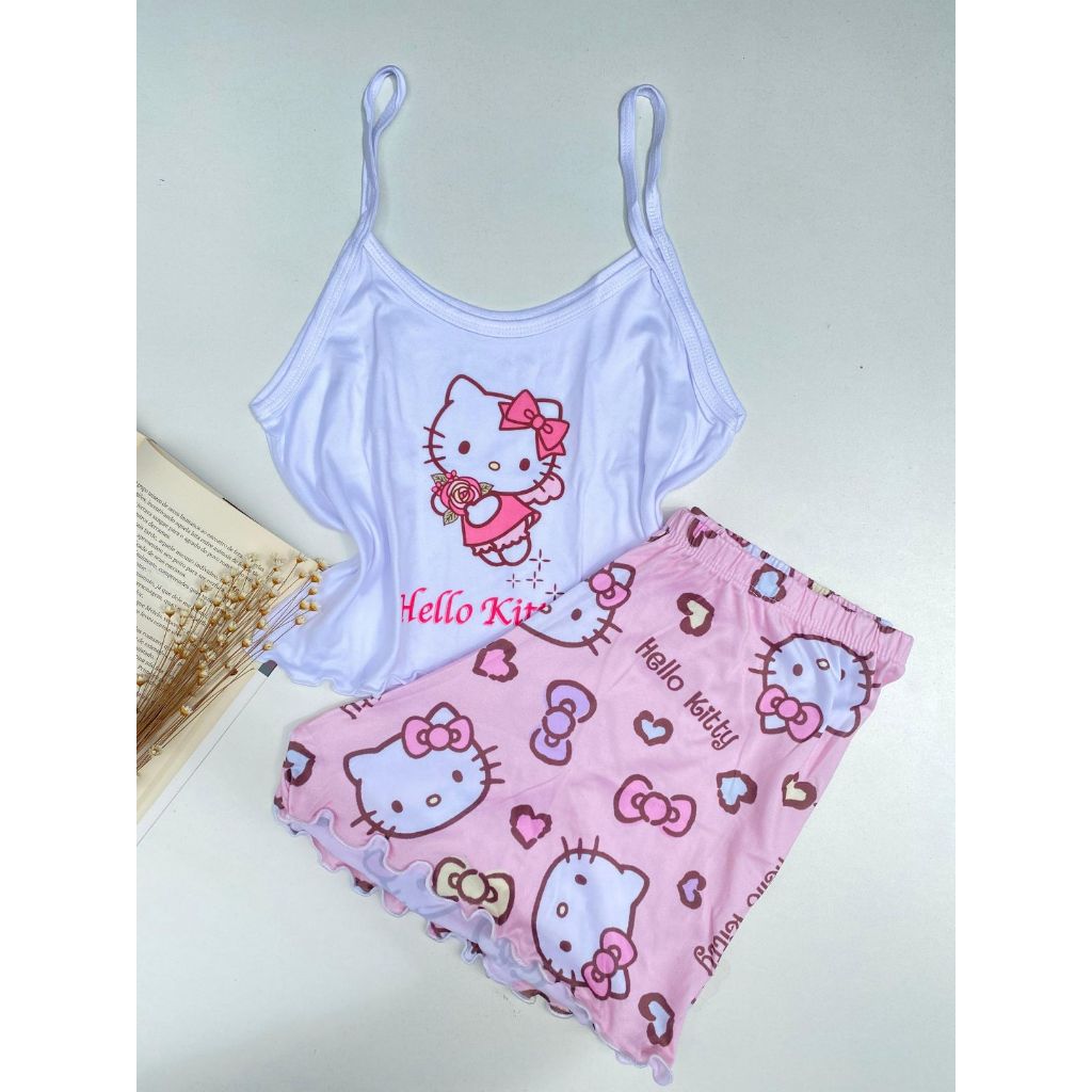 Pijama Virginia Hello Kitty | Shopee Brasil