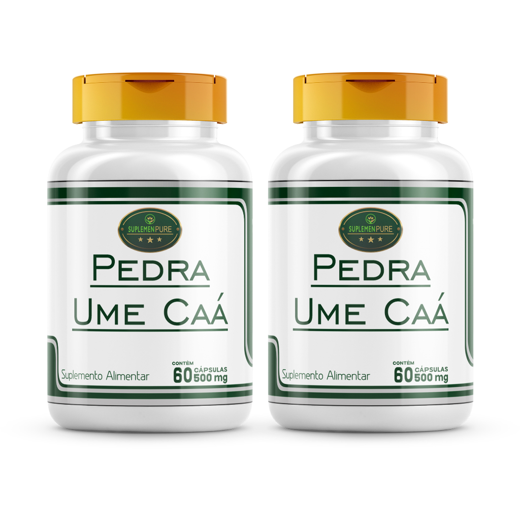 Pedra Ume Caa em pó - 120 Cáps 500mg - Myrcia multiflora | Shopee Brasil