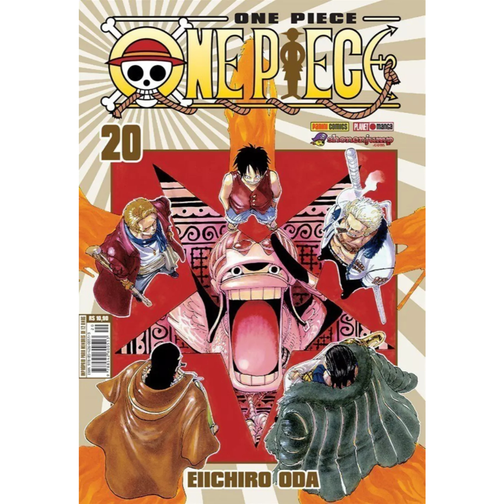 Mangá One Piece Volume 20 Novo/Lacrado - Melhora o Preço