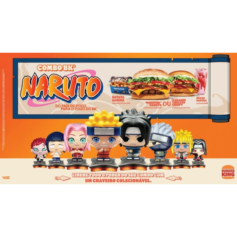 Bonecos Coleção BurgerKing Naruto 2024 Lacrados Novos | Shopee Brasil
