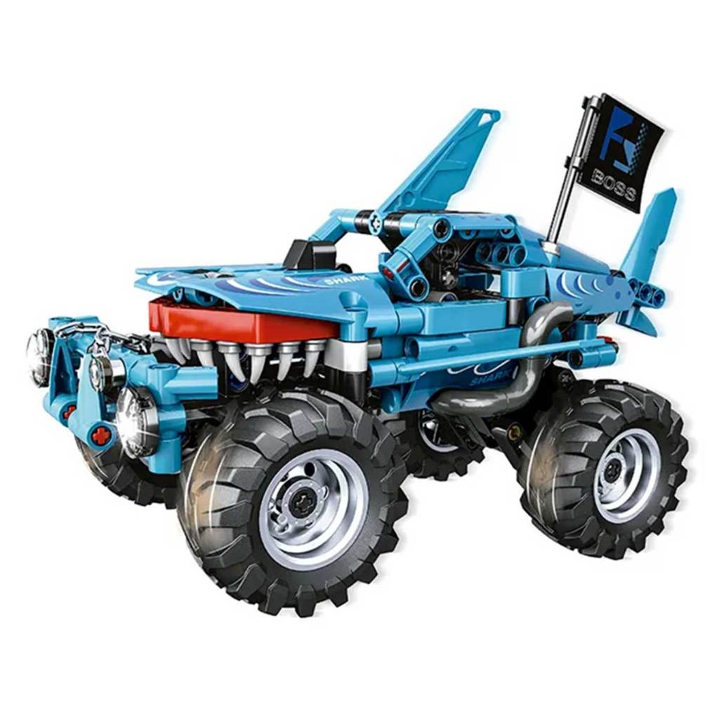 Blocos de Montar Jeep Off Road Shark 311 Peças Xalingo +6 Anos ...
