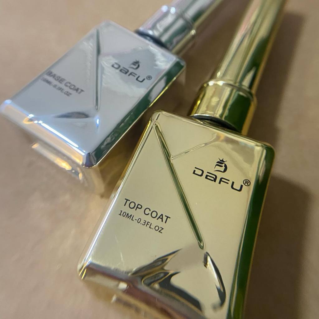 Top Coat e Base Gel Dafu 10ml - Brilho Intenso, Longa Duração e ...