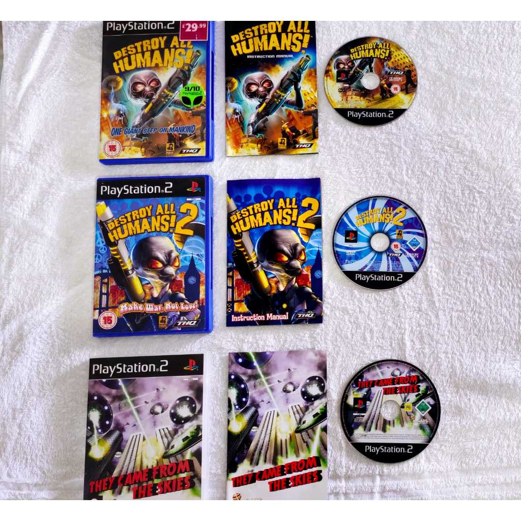 Playstation 2 Destroy All Humans Coleção | Shopee Brasil