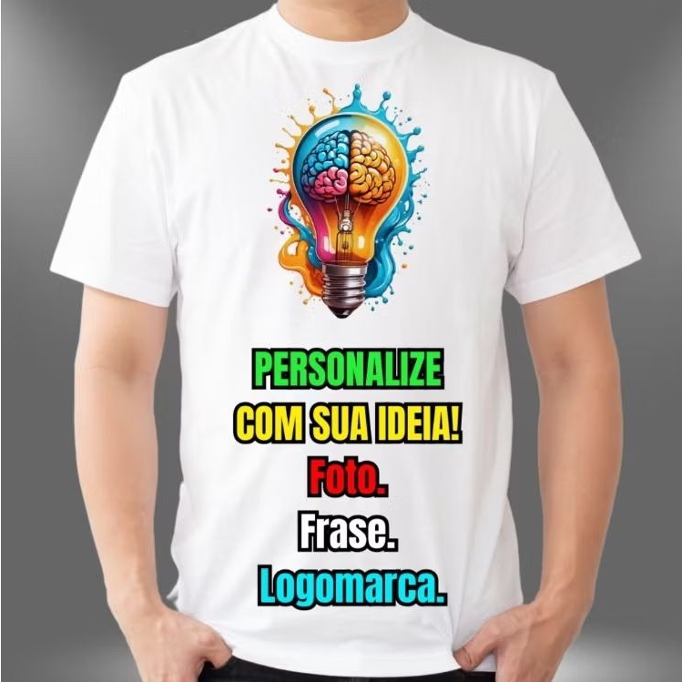 Camisa Camiseta T-shirt Unissex Moda Temática Personalizada Estampada ...