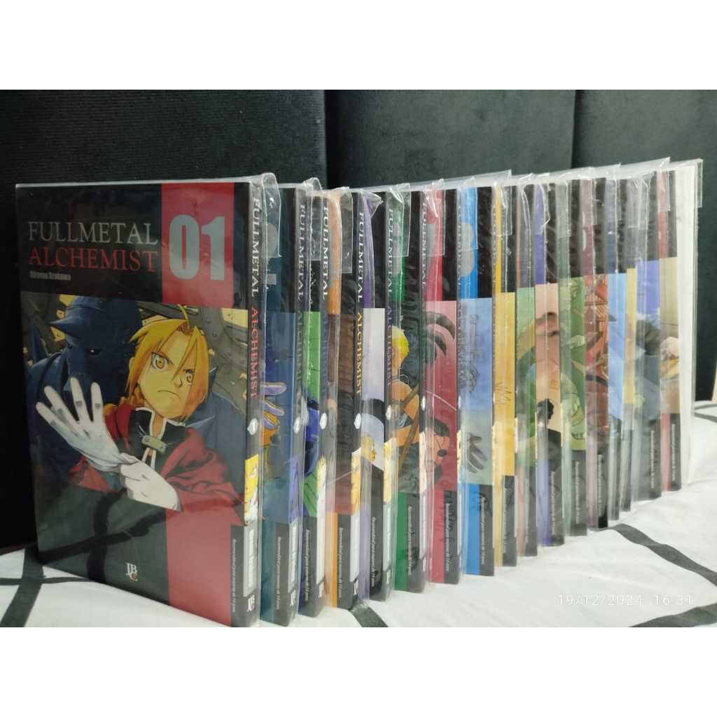 Mangá Fullmetal Alchemist volumes 1 ao 16 + o volume 22 e um guia ...