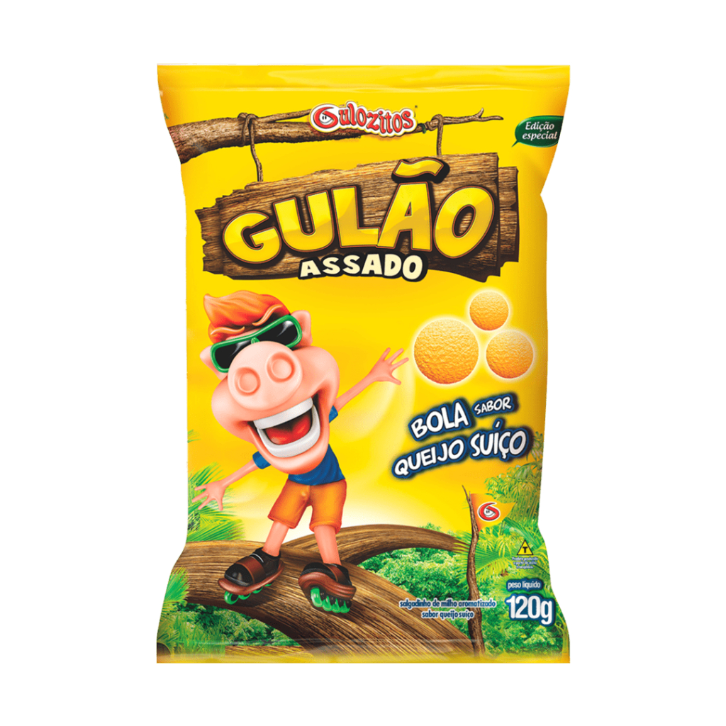 GULÃO ASSADO CHIPS QUEIJO 120G | Shopee Brasil