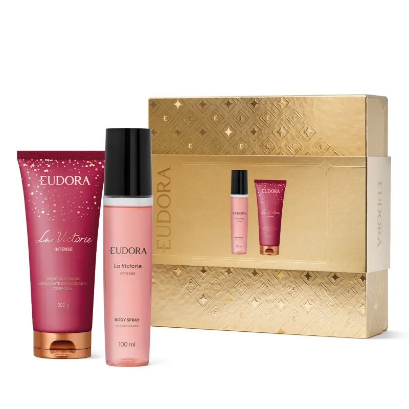 Kit Eudora La Victorie Intense: Intense Body Spray Desodorante 100ml ...