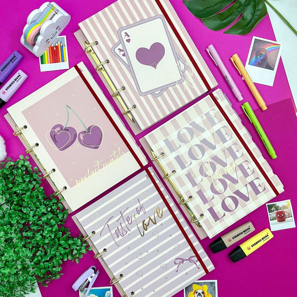 Caderno Argolado Colegial Doce Romance 19 x 26 cm 160 Folhas Pautadas e Decoradas - Animativa ...