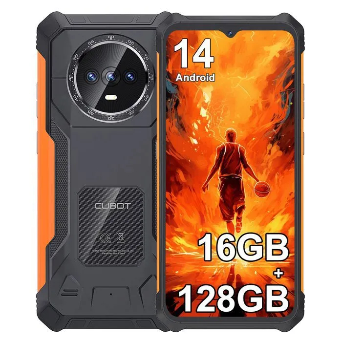 Cubot King Kong ES Resistente a Queda Robusto Cubot 128GB + 16GB Ram ...
