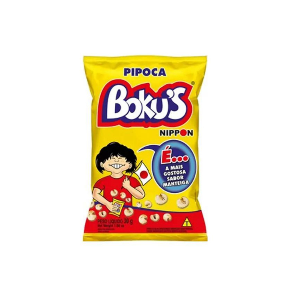 PIPOCA BOKUS SALGADA 30G | Shopee Brasil