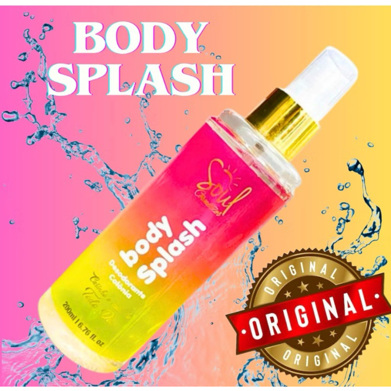 kit 2 Soul Cosmeticos Desodorante Colonia Body Splash 200ml body splash ...