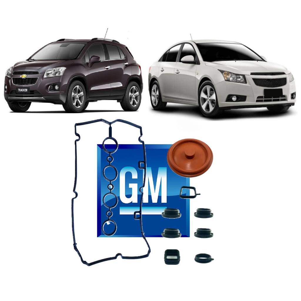 KIT JUNTA TAMPA DE VALVULAS CRUZE TRACKER SONIC 2011 EM DIANTE PEÇA ...