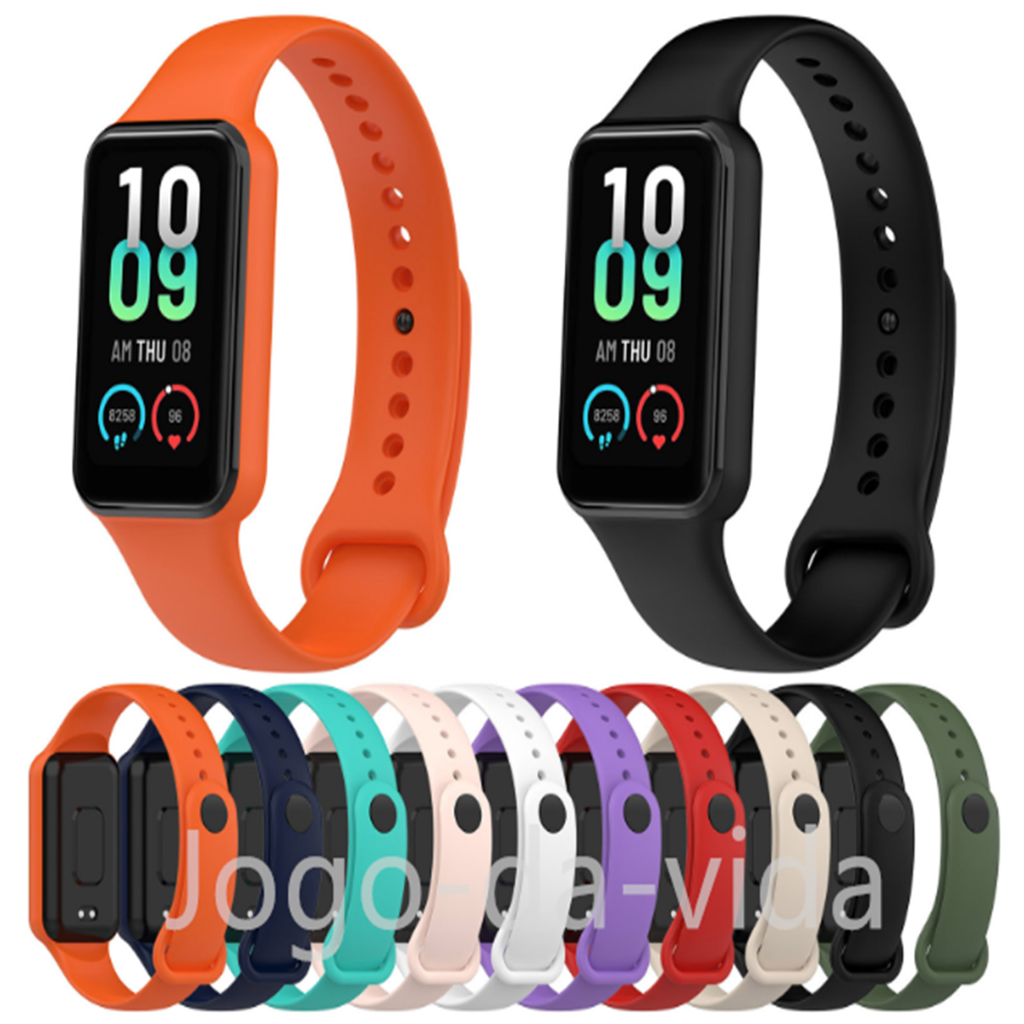 Pulseira Silicone WatchStrap Para Smart Watch Soprt band 7 Huami ...