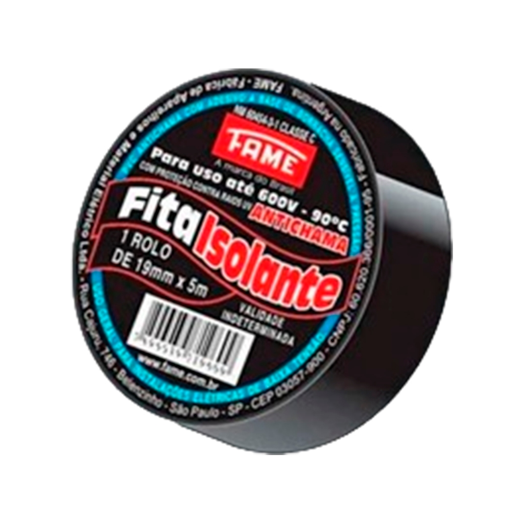 Kit 2 Fita Isolante Antichamas Fame10 Metros | Shopee Brasil