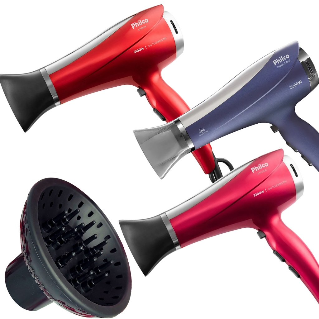 Difusor Bico Definidor de Cachos Para Secador De Cabelos Philco Modelo ...