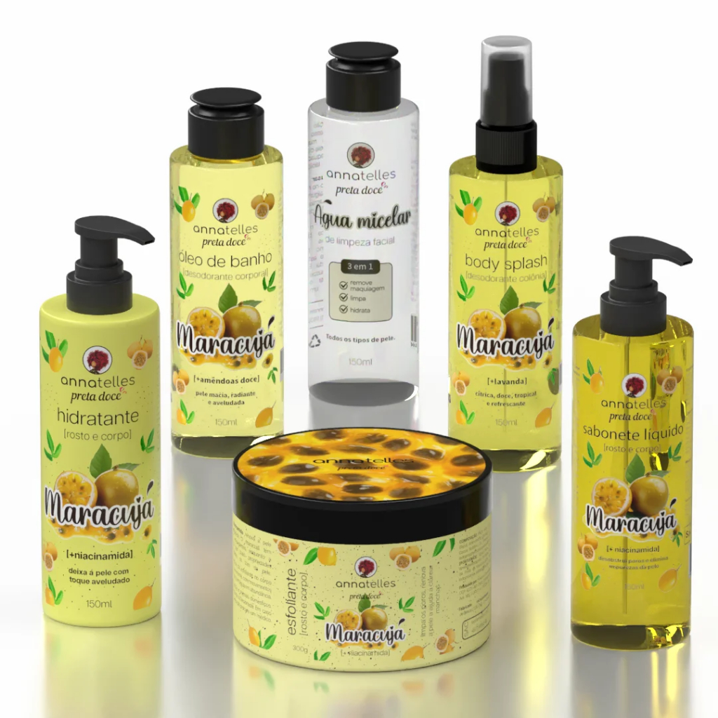 LANÇAMENTO Kit Preta Doce Maracujá Anna Telles Cuidados Corporais ...