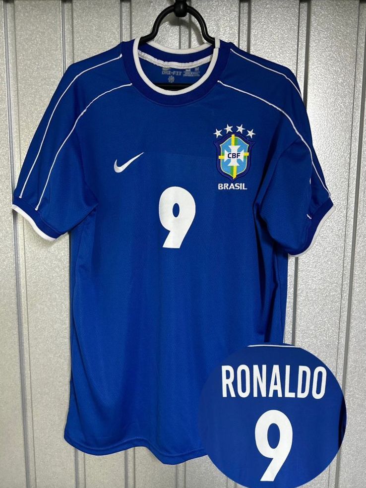 Camisa do R9 retrô - Azul | Shopee Brasil