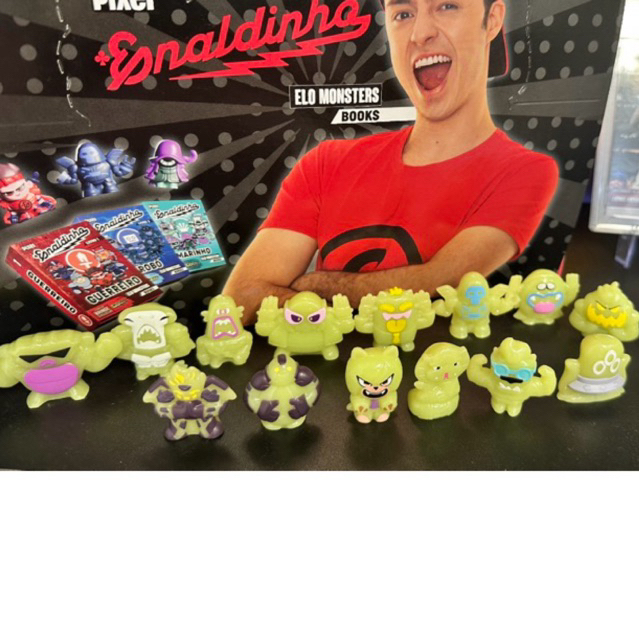 Gogo Elo Monster Enaldinho -Raro Brilha no escuro lendário ESCOLHA O ...