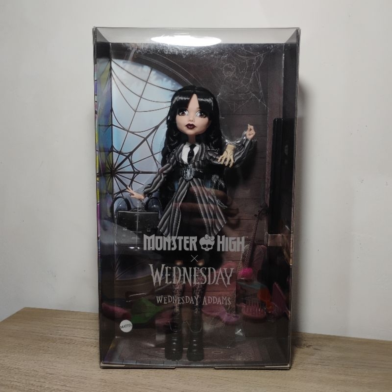Boneca Wandinha Wednesday Addams Monster High Mattel Nova Lacrada ...