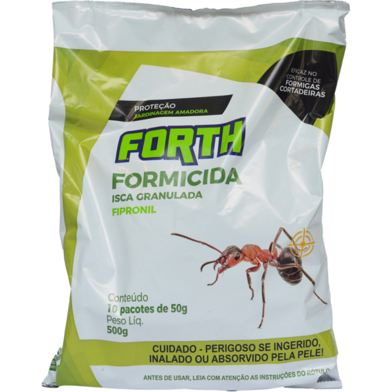 Formicida Isca Granulada Forth 10x50g - Formiga Cortadeira | Shopee Brasil
