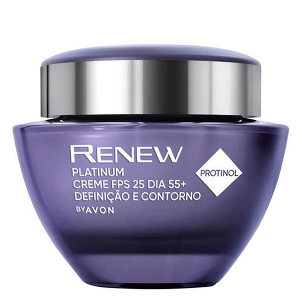 Renew Platinum Dia 55+ Definição e Contorno FPS 25 com Protinol 50g ...
