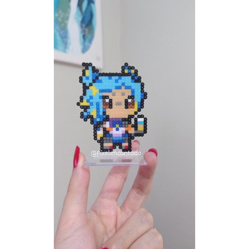 Neon Valorant em pixel art - Totem decorativo | Shopee Brasil