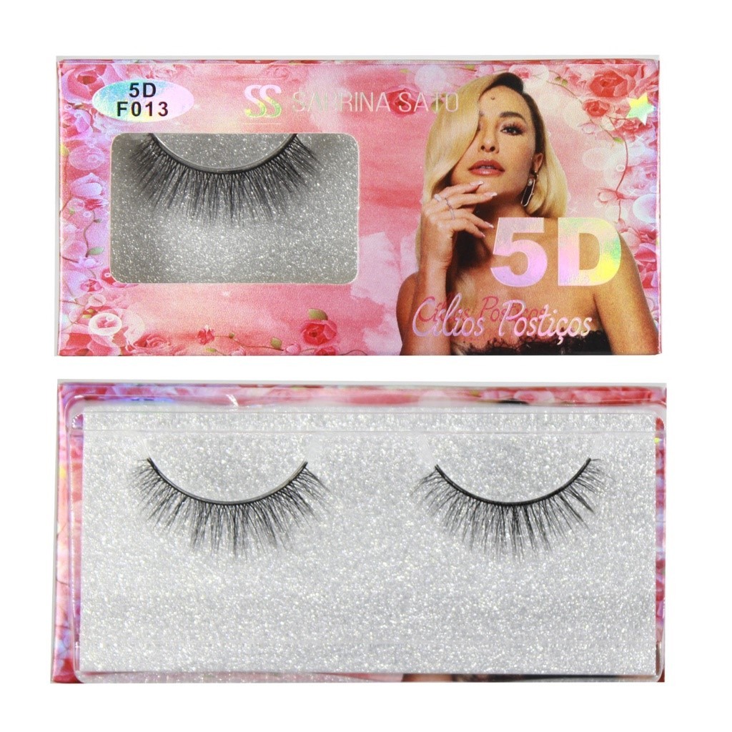CÍLIOS POSTIÇOS 5D SABRINA SATO - 01 PAR | Shopee Brasil