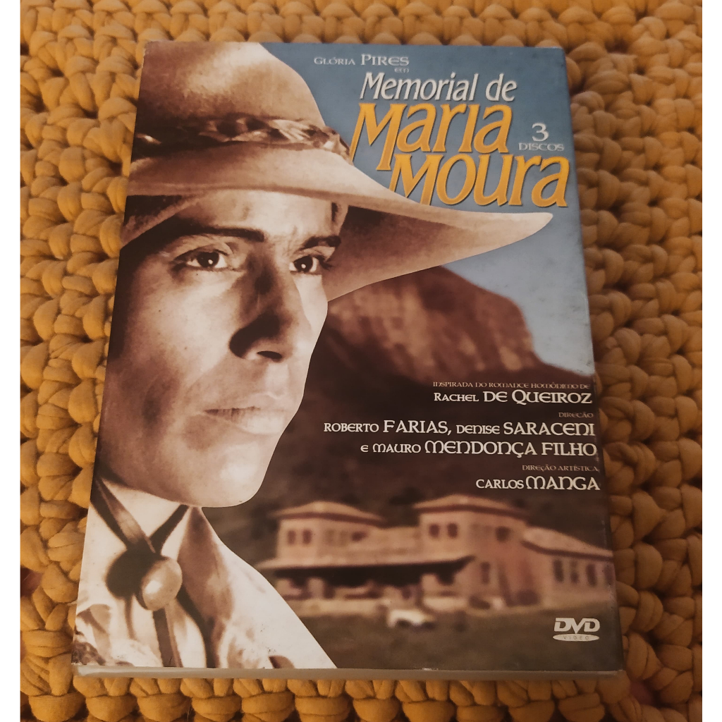 Dvd Memorial de Maria Moura - 3 Dvds - Globo Marcas - Novo, Lacrado ...