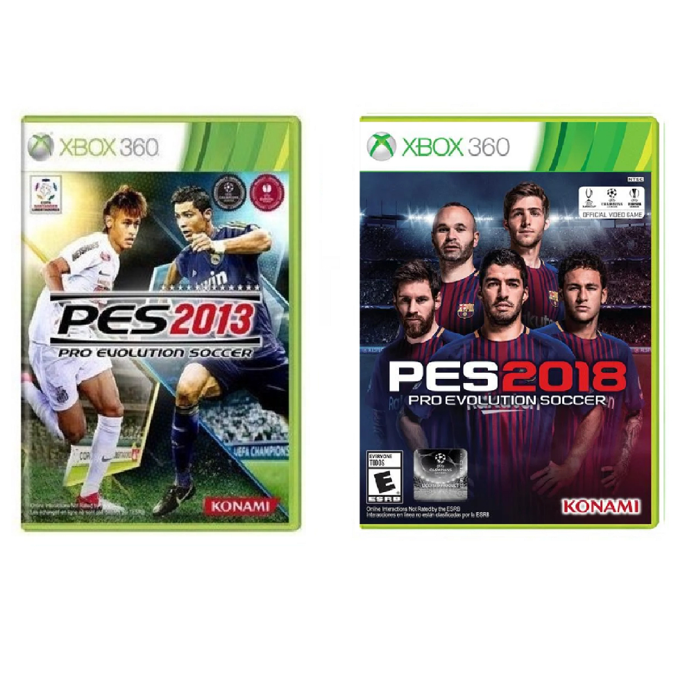PES 2013 + PES 2018 Xbox 360 (Leia a Descrição) | Shopee Brasil