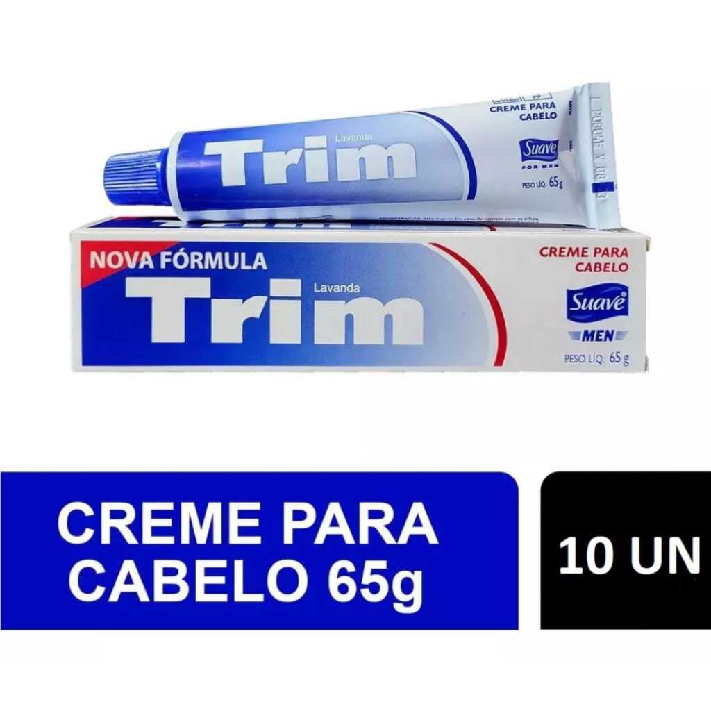 Kit Trim C/ 10 Creme Cabelo Tratamento Hidratante Lavanda 65g | Shopee ...