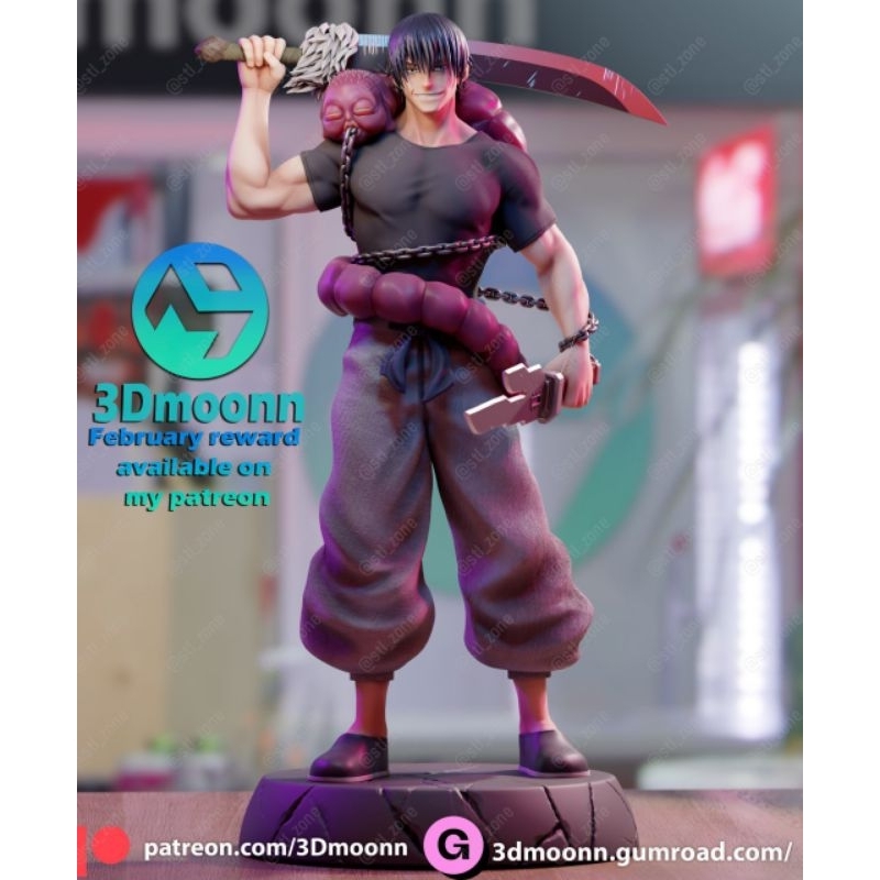 Toji Fushiguro Jujutsu Kaisen Action figure colecionável | Shopee Brasil